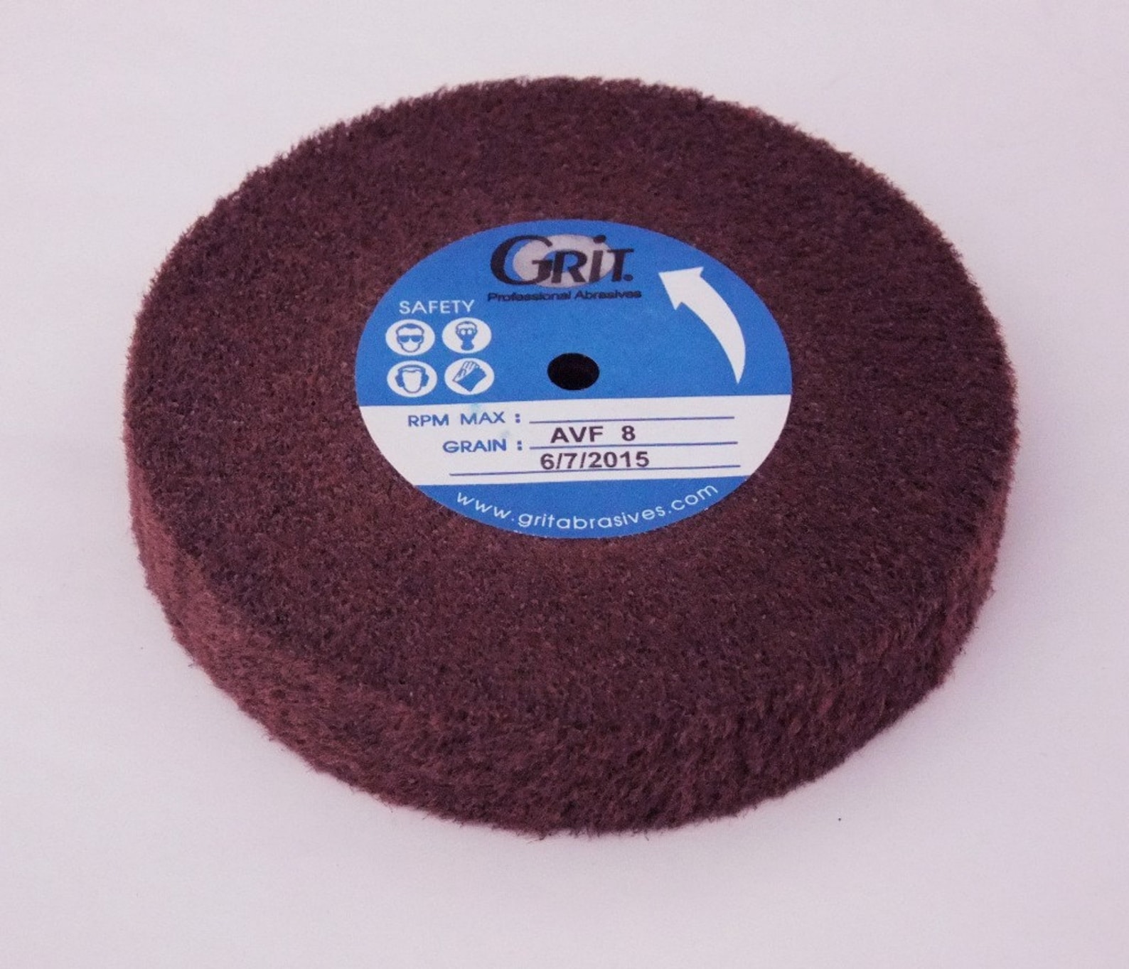 Satin Finish Buff Polishing Wheel 4 1/2 by 3/4 Inch Red VF - Etsy
