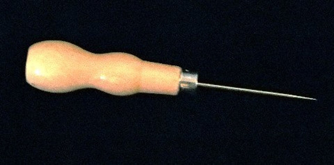 Beading Awl With Comfortable Wood Handle - Etsy