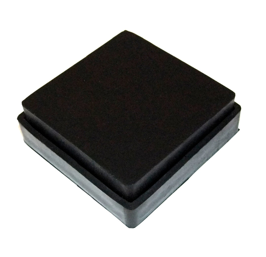Rubber Bench Block With Rubber Base 4x4x1 Inch SALE - Etsy