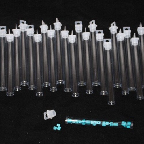 Pack of 25 Round Clear Plastic Storage Tubes 3 - Etsy