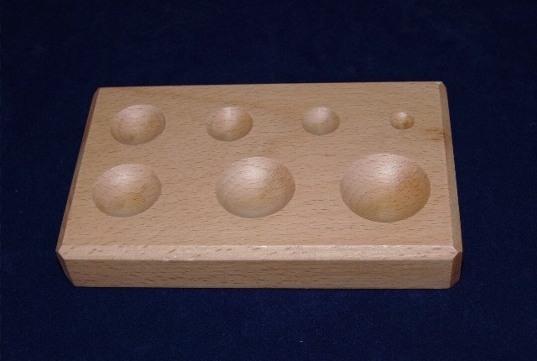 Hardwood Dapping Forming Block - Round Depressions - Etsy