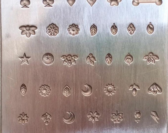 34 Impression Multi Design Shot Plate Impression Die| | Silversmith ...