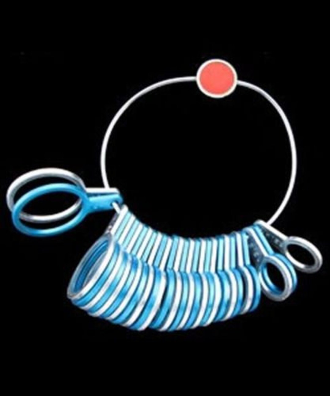 Metal Finger Sizers With Blue Half Sizes 1-15 - Etsy