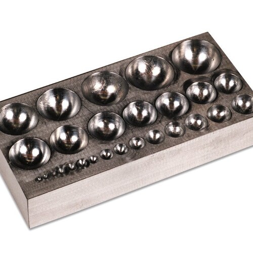 Square 2.5 Inch Dapping Block With 21 Depressions SALE - Etsy