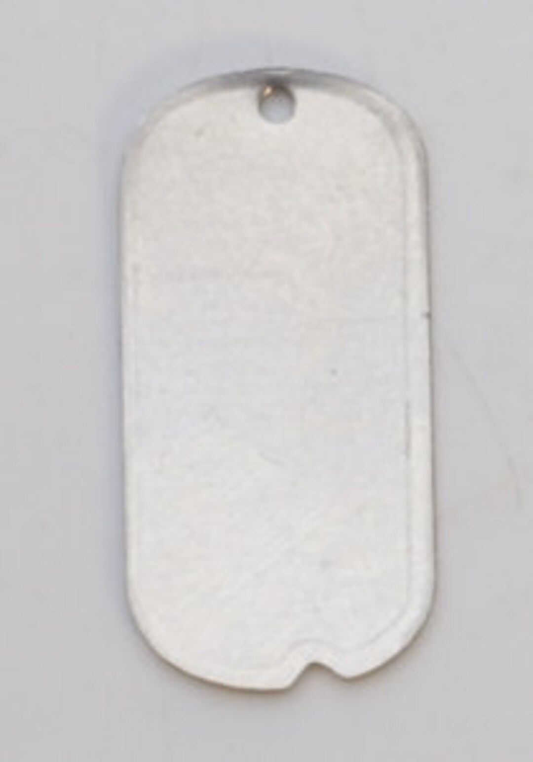 Nickel Silver 1 Inch Dog Tag With Hole 24ga Package of 6 - Etsy