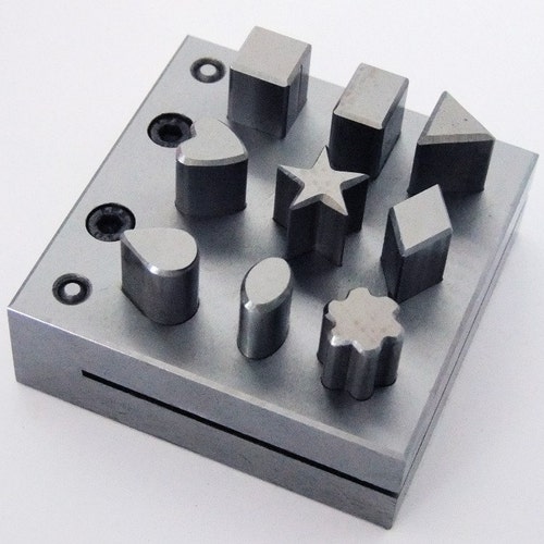 Disc Cutter With 9 Punches Assorted Shapes With Star Round | Etsy