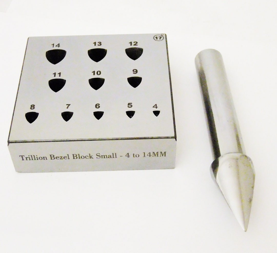 Trillion Bezel Block 11 Sizes With 17 Degree Setting 4 to 14mm Great ...