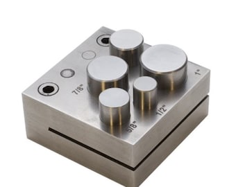 Large Disc Cutter 1/2 to 1 Inch Five Punches 2 - Etsy