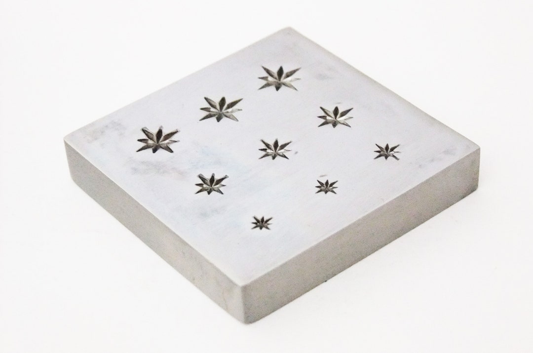 Shot Plate 9 Designs Star Shapes Impression Dies | Silversmith Supplies ...