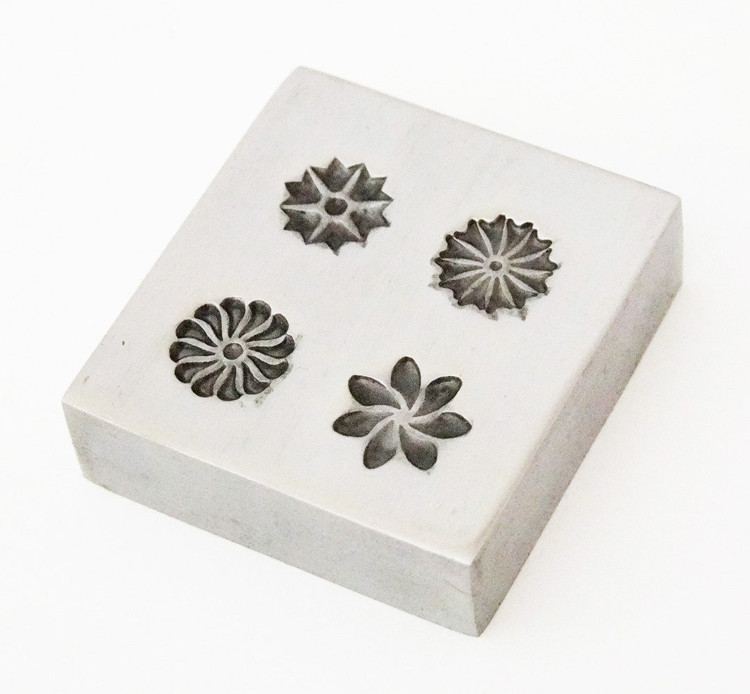 Shot Plate 4 Designs Assorted Shapes Impression Dies | Silversmith ...