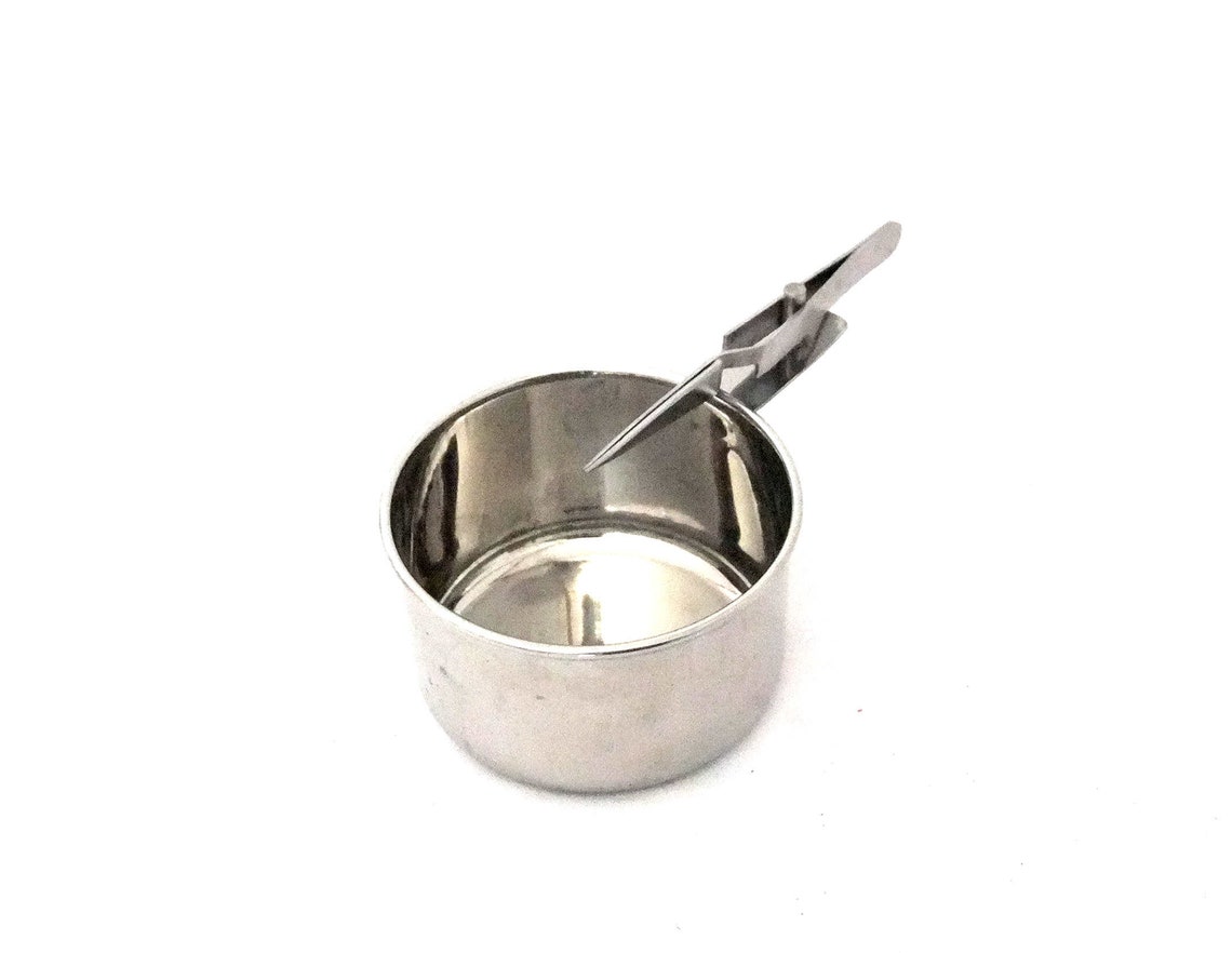 Stainless Steel Soldering Cool Cup With Tweezers SALE - Etsy