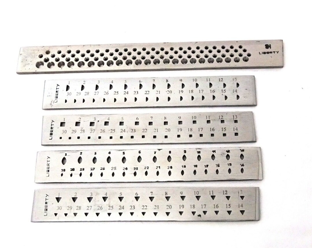 Economy Steel Draw Plates Oval, Round, Half Round, Square, & Triangle ...