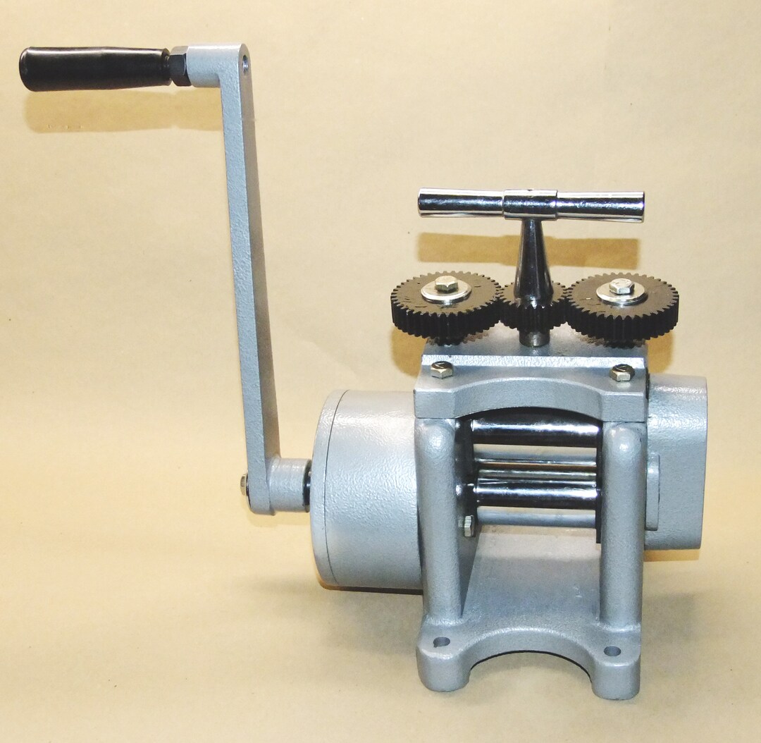 Silver Rolling Mill for Metal Sheet and Wire 2x 3 Inch Rollers With ...