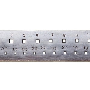 Metal Drawplate Square 30 Holes 1.65 to 4.10mm SALE - Etsy