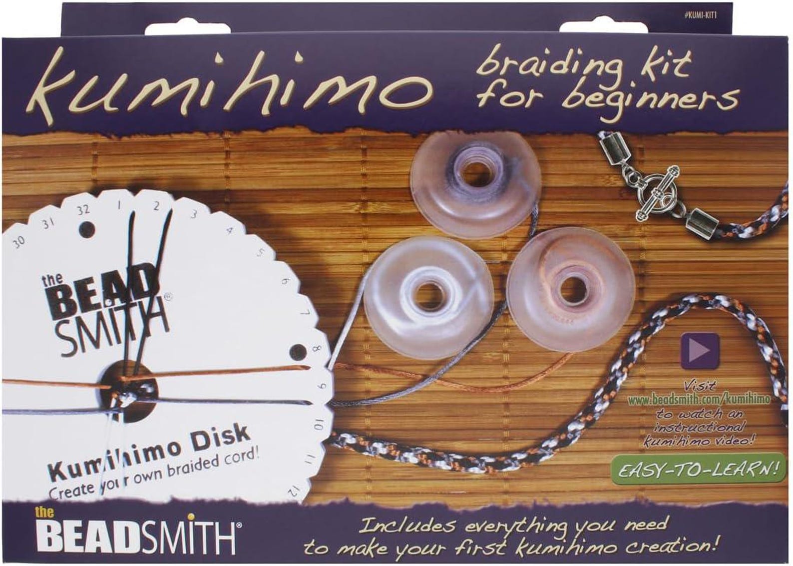 Kumihimo Starter Braiding Kit With Everything You Need to Make First ...