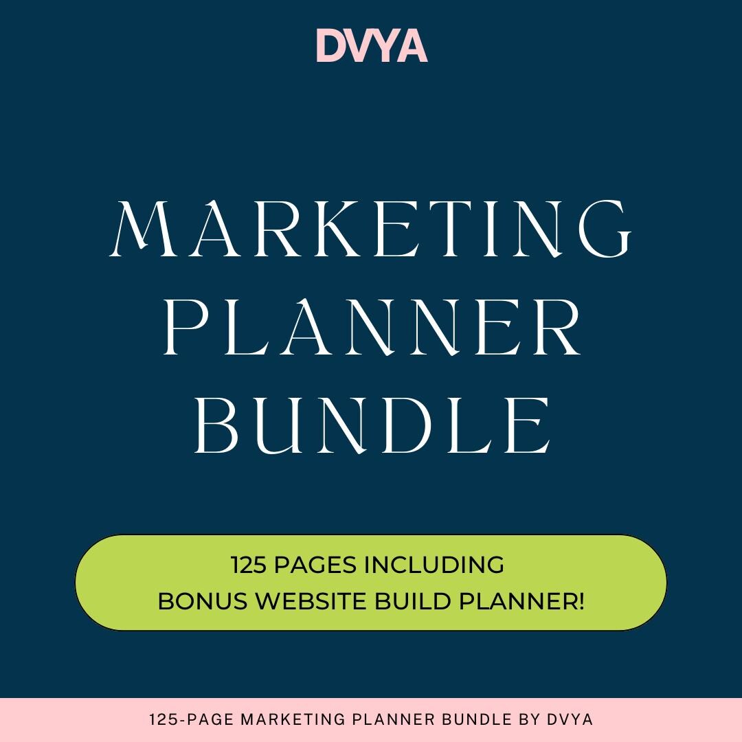 Ultimate Marketing Planner Bundle | All-in-one Marketing Workbook ...