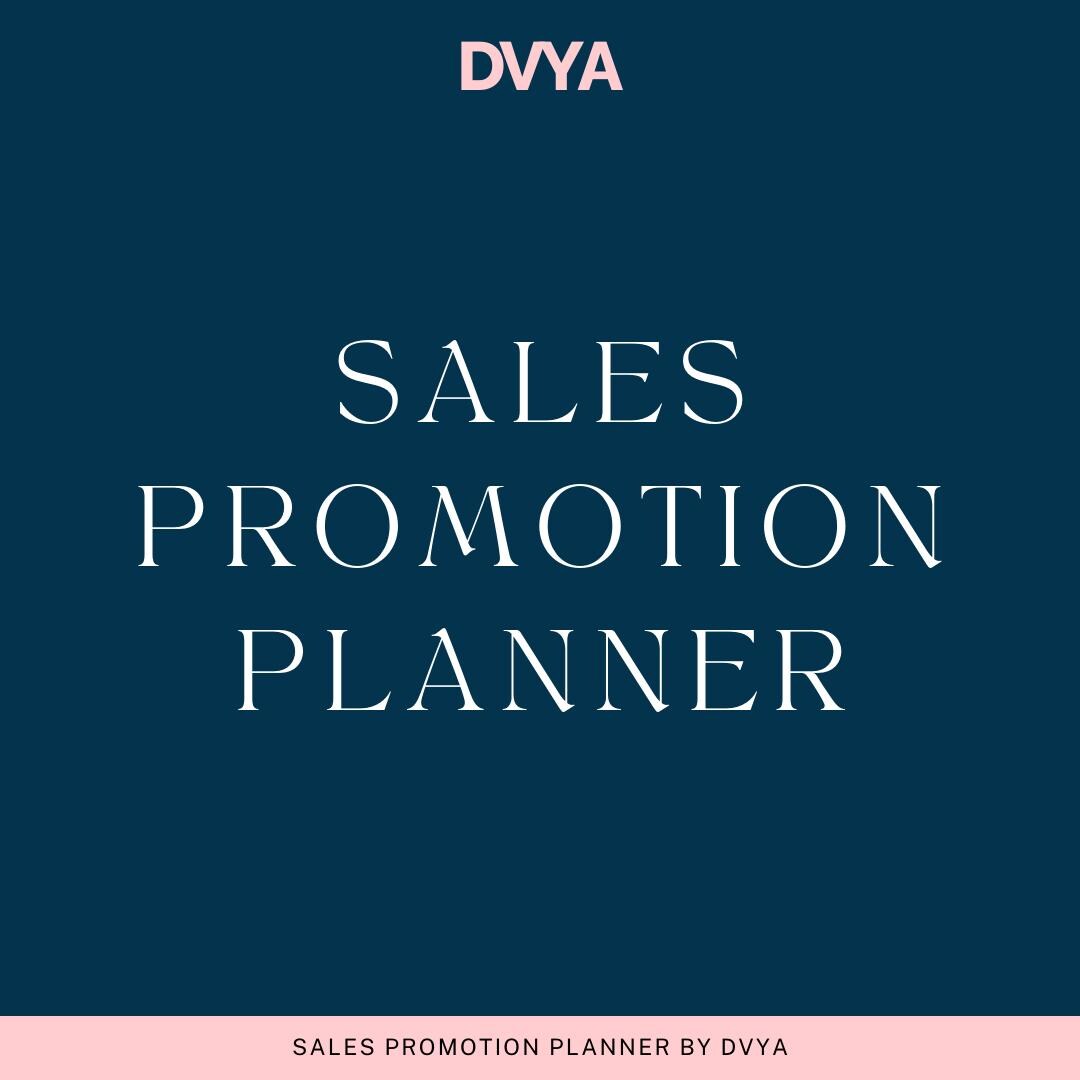 Sales Promotion Planner | Sales Strategy Workbook | Campaign Planning ...