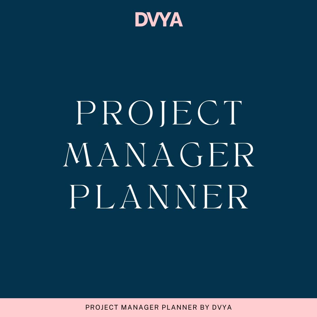 Project Manager Workbook | Plan Your Project | Project Management Tools ...