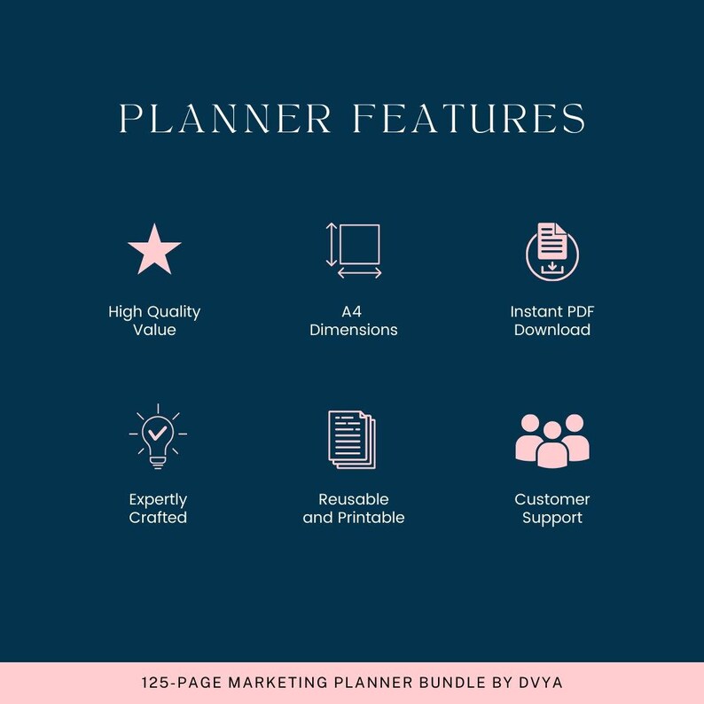 Ultimate Marketing Planner Bundle | All-in-one Marketing Workbook ...