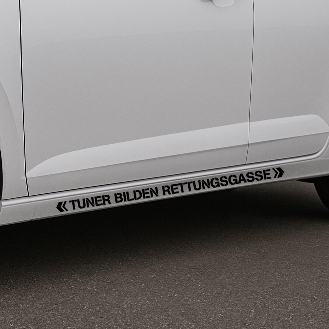 Car Sticker - Sticker "tuners Form Emergency Lane" - Etsy