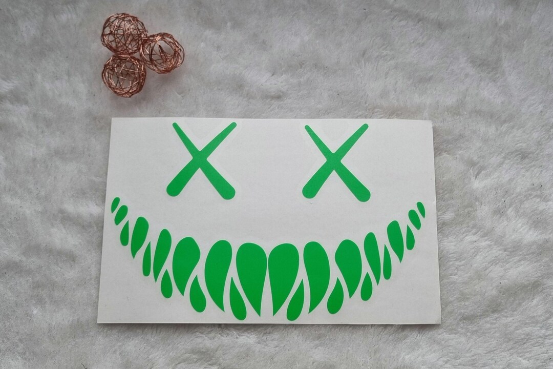 Car Sticker Motif "smile Face" - High-quality PVC Film - Etsy