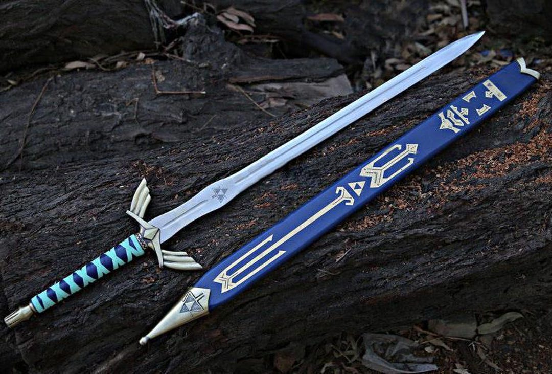 Hand-forged Master Sword, Full Tang Skyward Zelda Sword, Custom ...