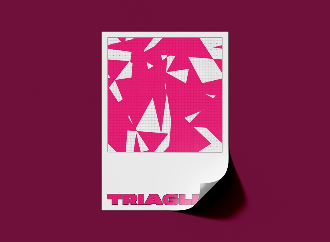 A3 Poster Triangles - Etsy