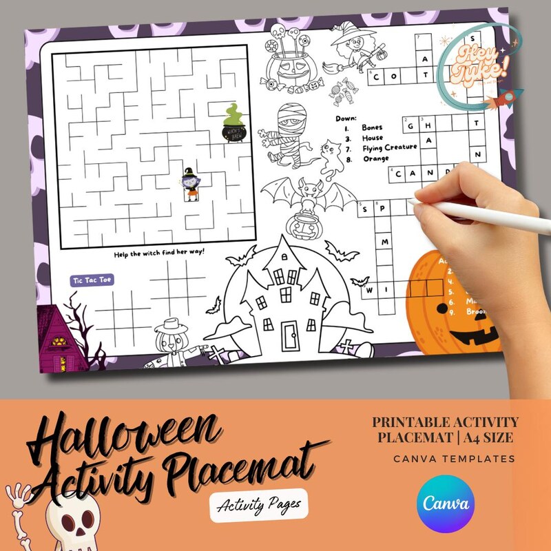 Halloween Placemat - Etsy