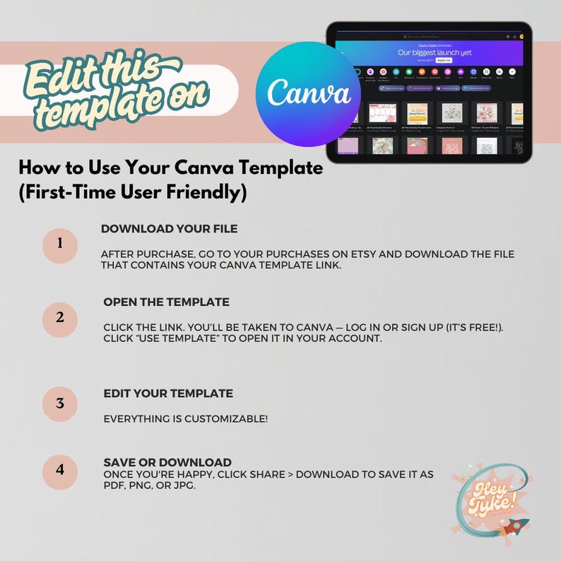 Floral Notepad Canva Templates: 100 Custom Stationery Designs (digital ...