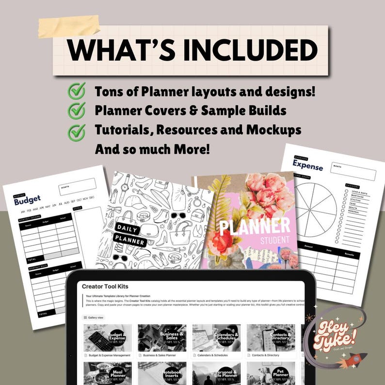 Editable Canva Planner Templates | Printable Planner Pages Bundle ...
