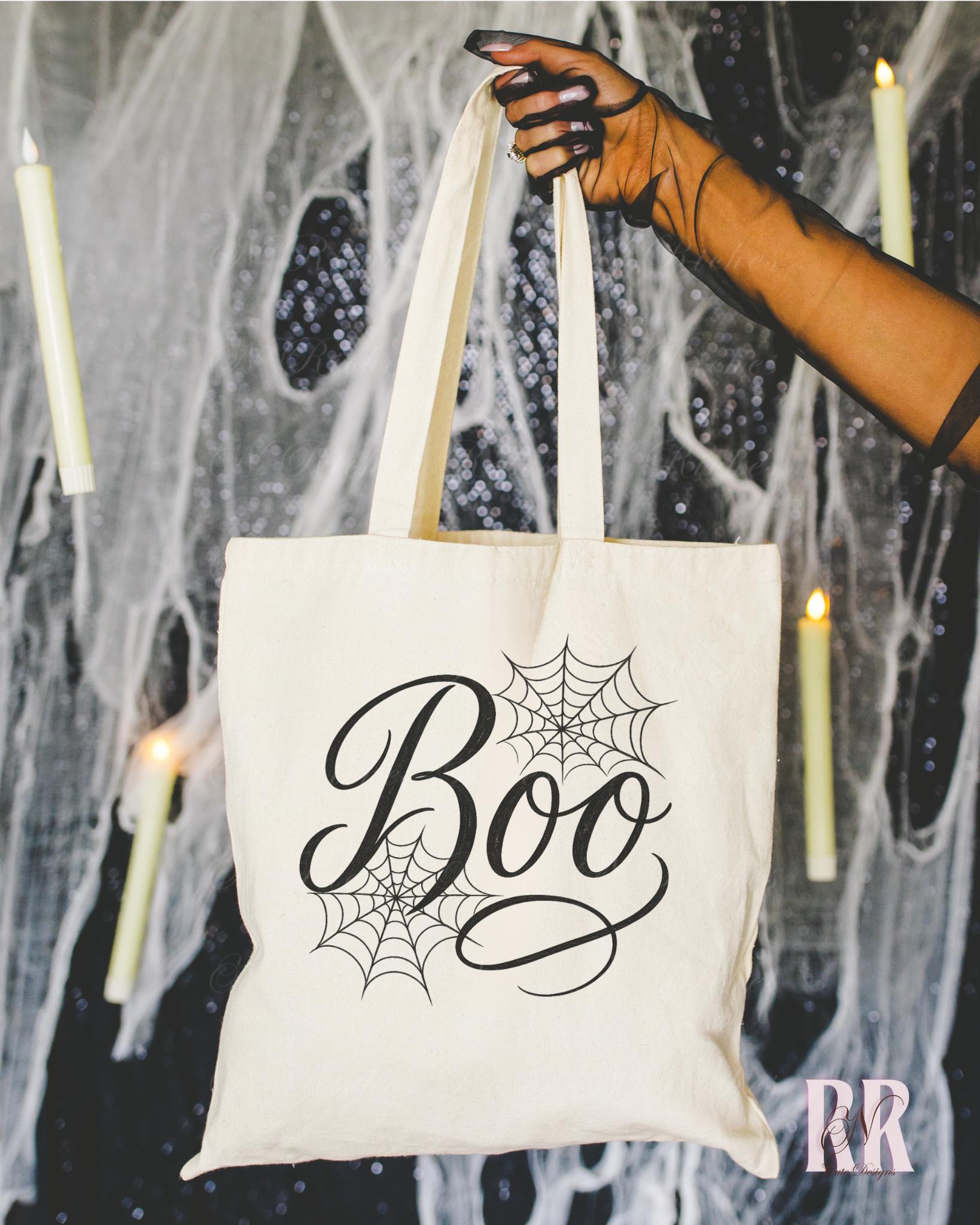 Halloween BOO Spider Web Png - Etsy