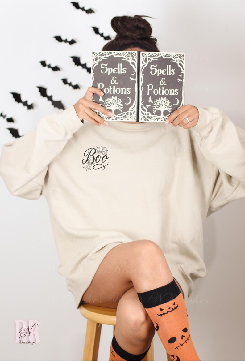Halloween BOO Spider Web Png - Etsy