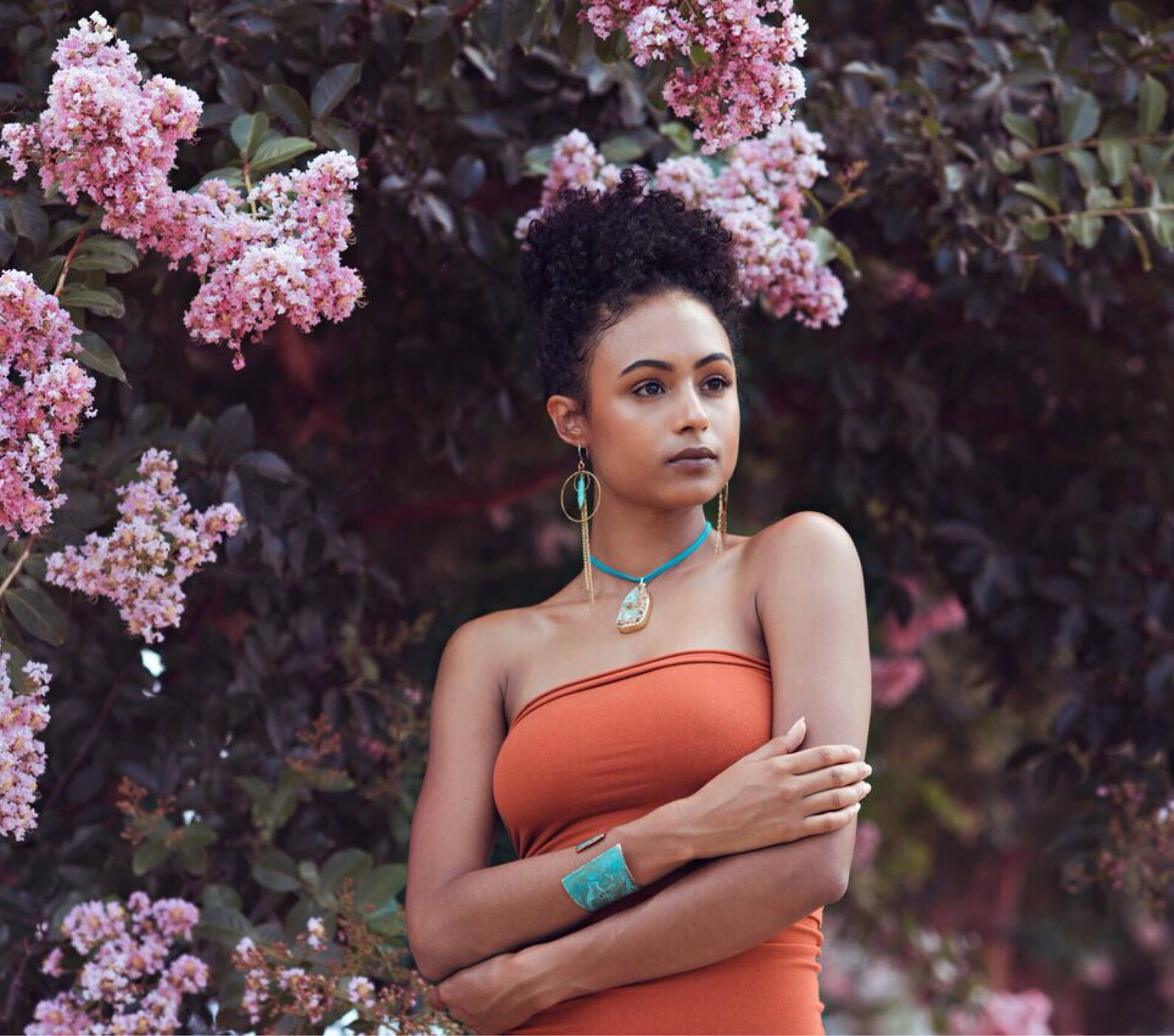 Hope Feather and Hoops Earrings - Etsy