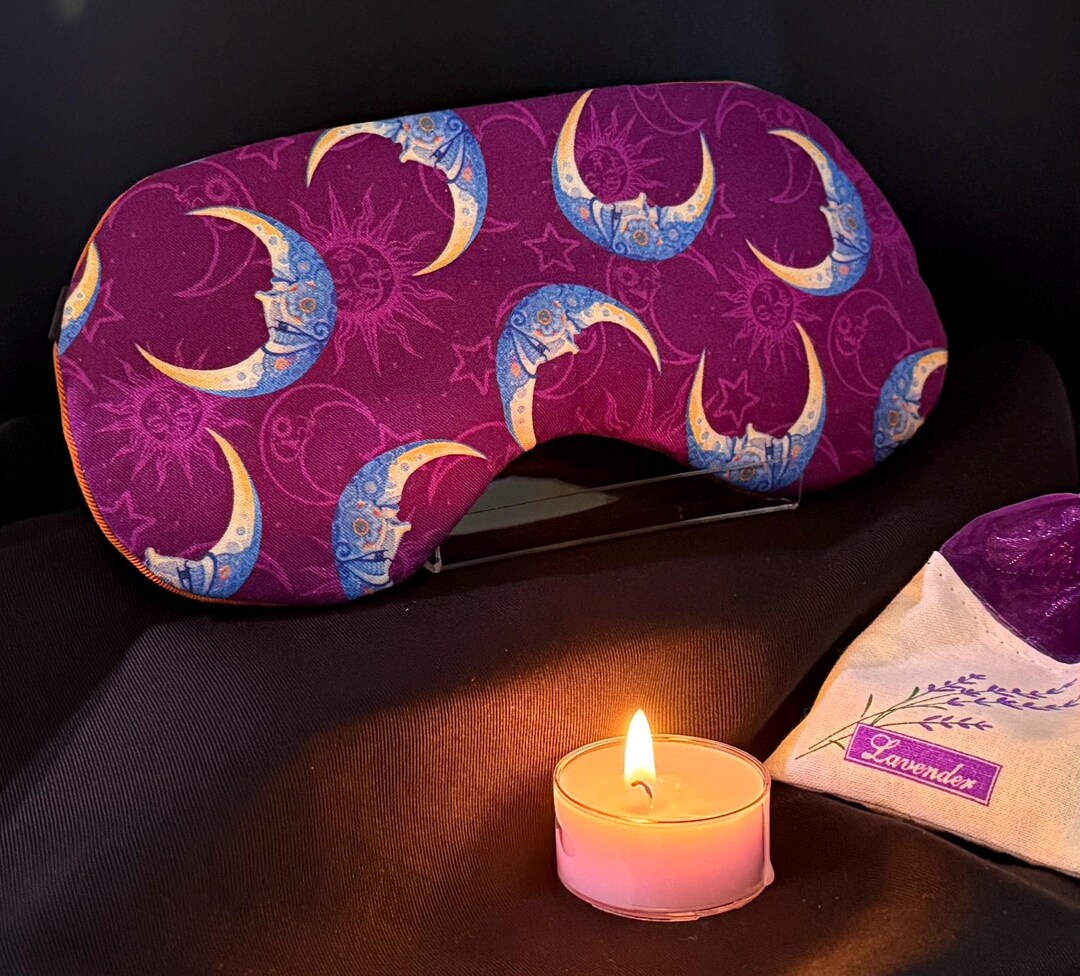 La LUNA Handmade Sleep Mask With Celestial Moons, Great Gift for ...