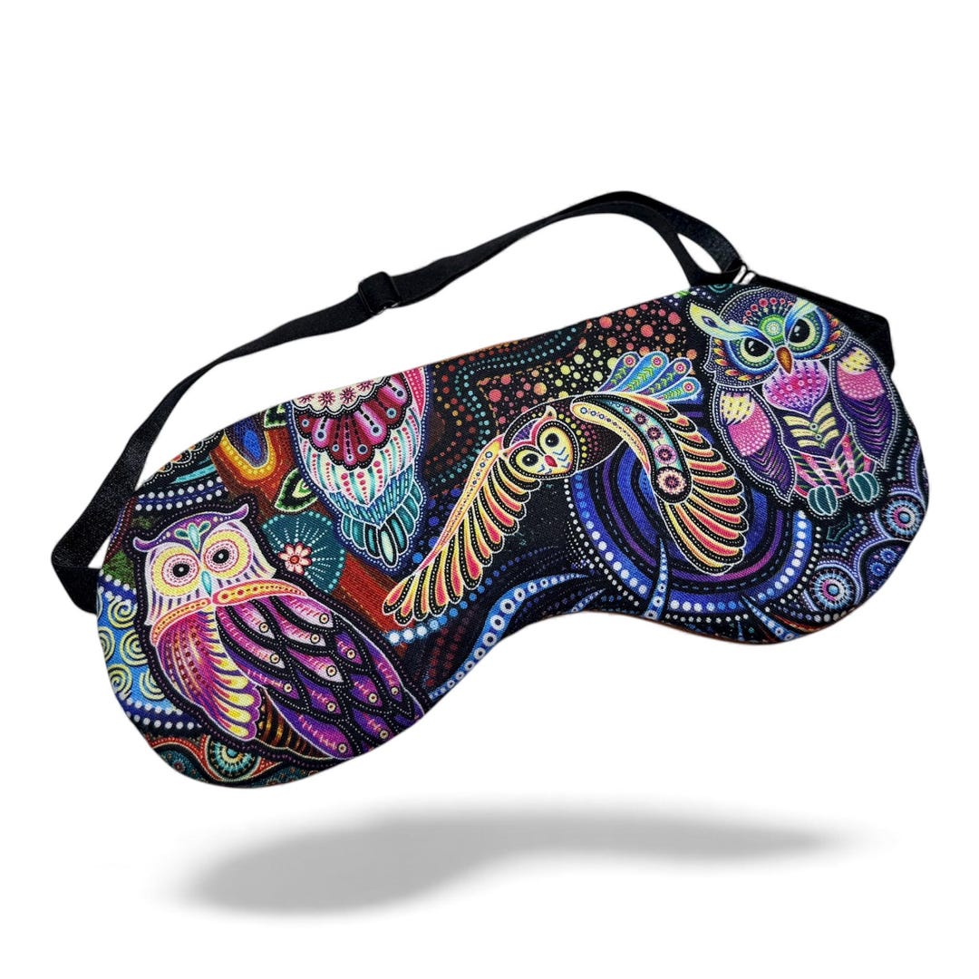 OWLFULLY COZY Adjustable Handmade Sleep Mask for Cozy Naps - Etsy