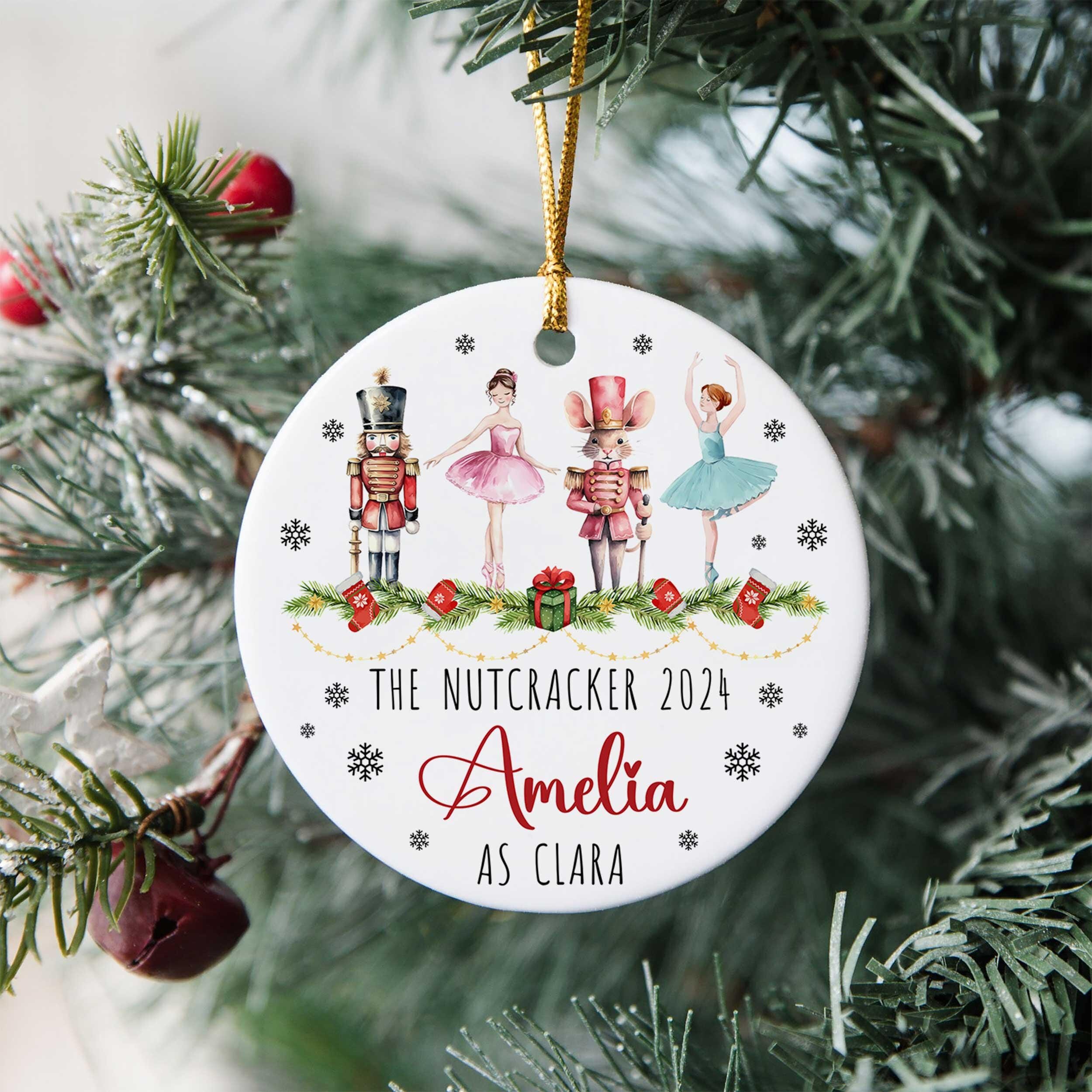Personalized Nutcracker Ballet Ornament Nutcracker Christmas Nutcracker Ballet Clara Christmas Gift Cute Girl Ornament Gift for Kids Etsy UK