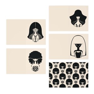 Multi-design Greeting Cards (5-pack) Positive Affirmation Growth ...