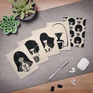 Multi-design Greeting Cards (5-pack) Positive Affirmation Growth ...