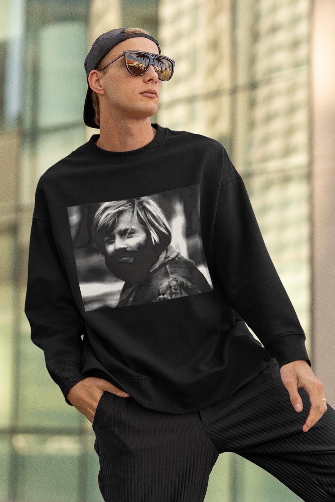 Robert Redford Jeremiah Johnson Head Nod Meme Movie Fan V2 Sweatshirt ...