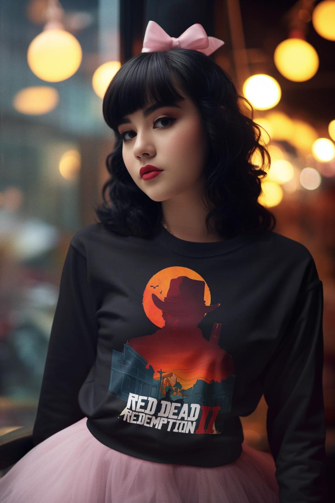 Red Dead Redemption 2 Black & White Sweatshirt - Etsy
