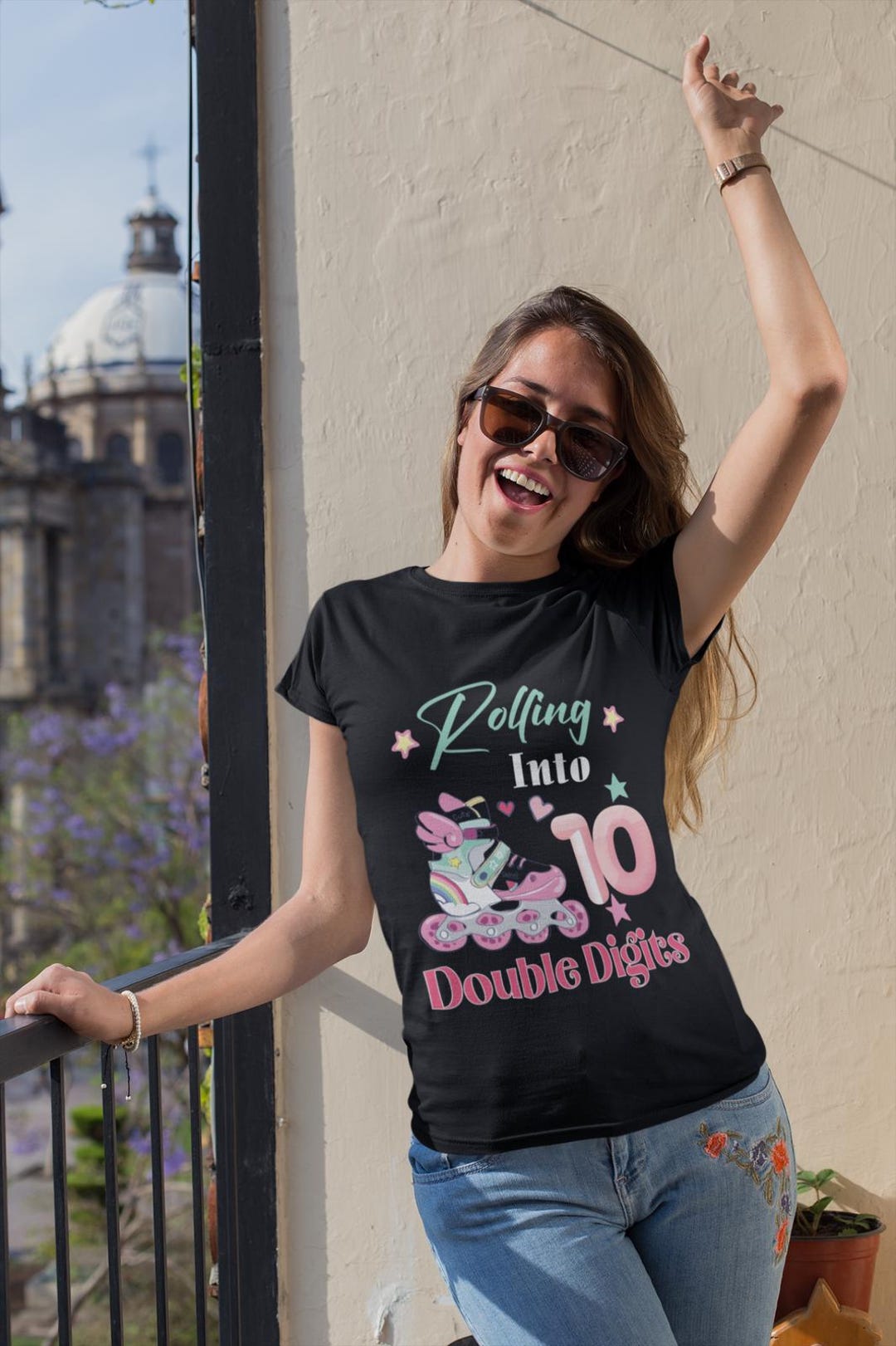 New Rolling Into 10 Double Digits T-shirt - Etsy