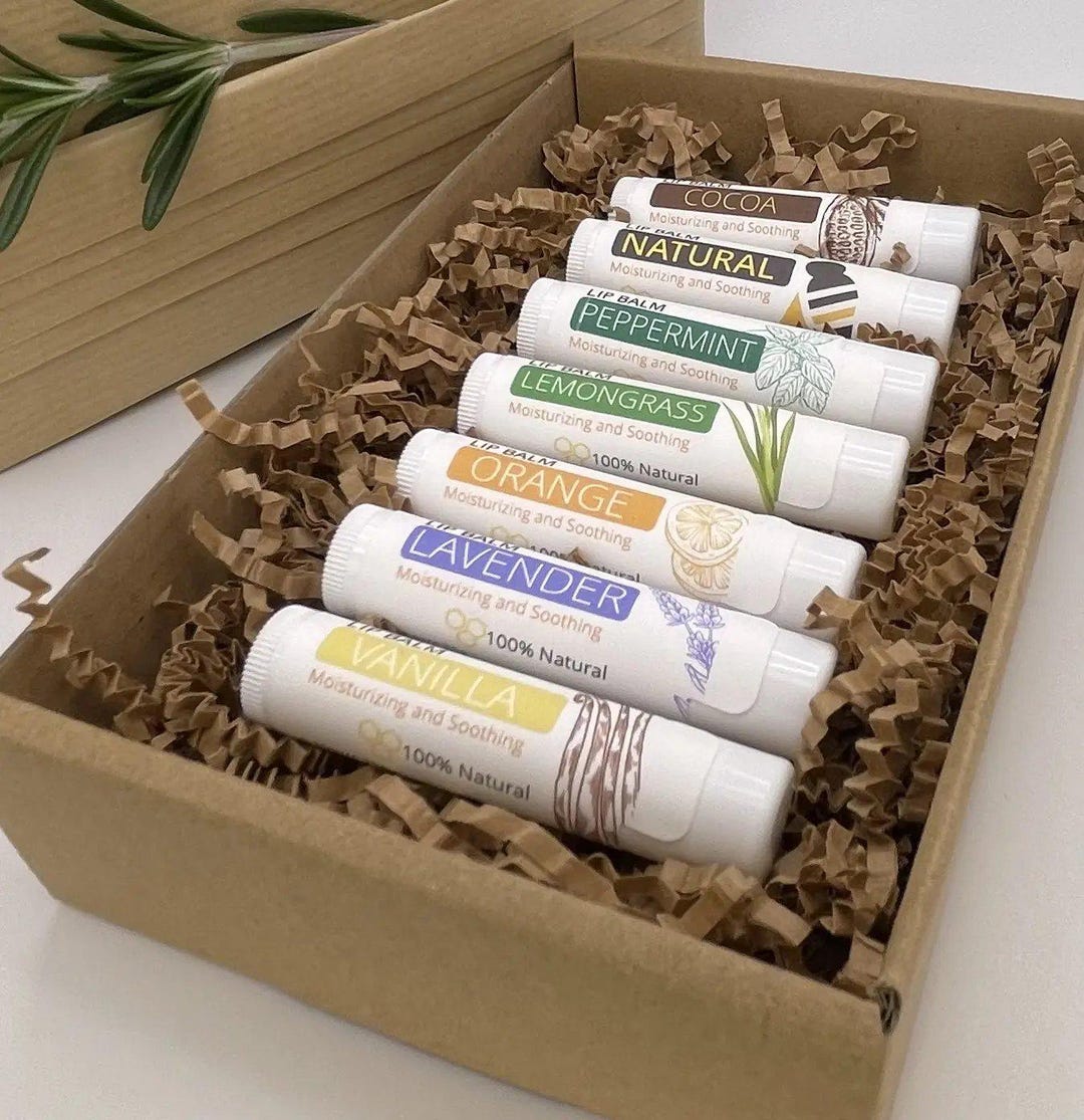 Lip Care Sampler Box - Etsy