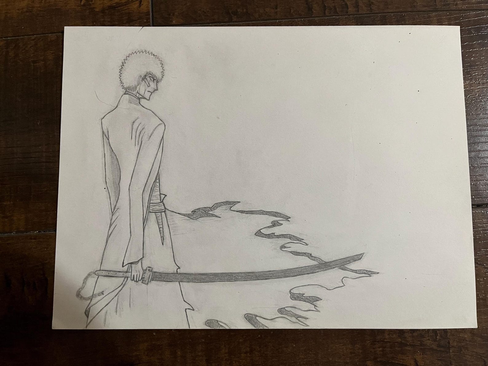 Ichigo Kurosaki Sketch Bleach - Etsy