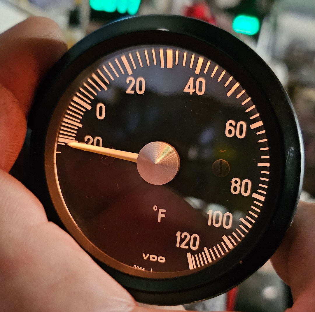 R107 VDO Center Dash Temperature Gauge Rebuilt - Etsy