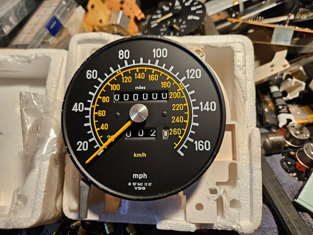 Mercedes-benz R107 NOS Rebuilt Speedometer VDO 560SL - Etsy