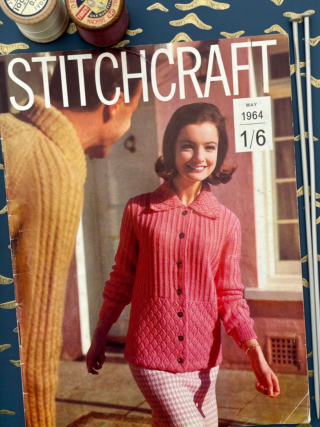Vintage Stitchcraft Magazine May 1964: 60s Knitting, Sewing, Embroidery ...