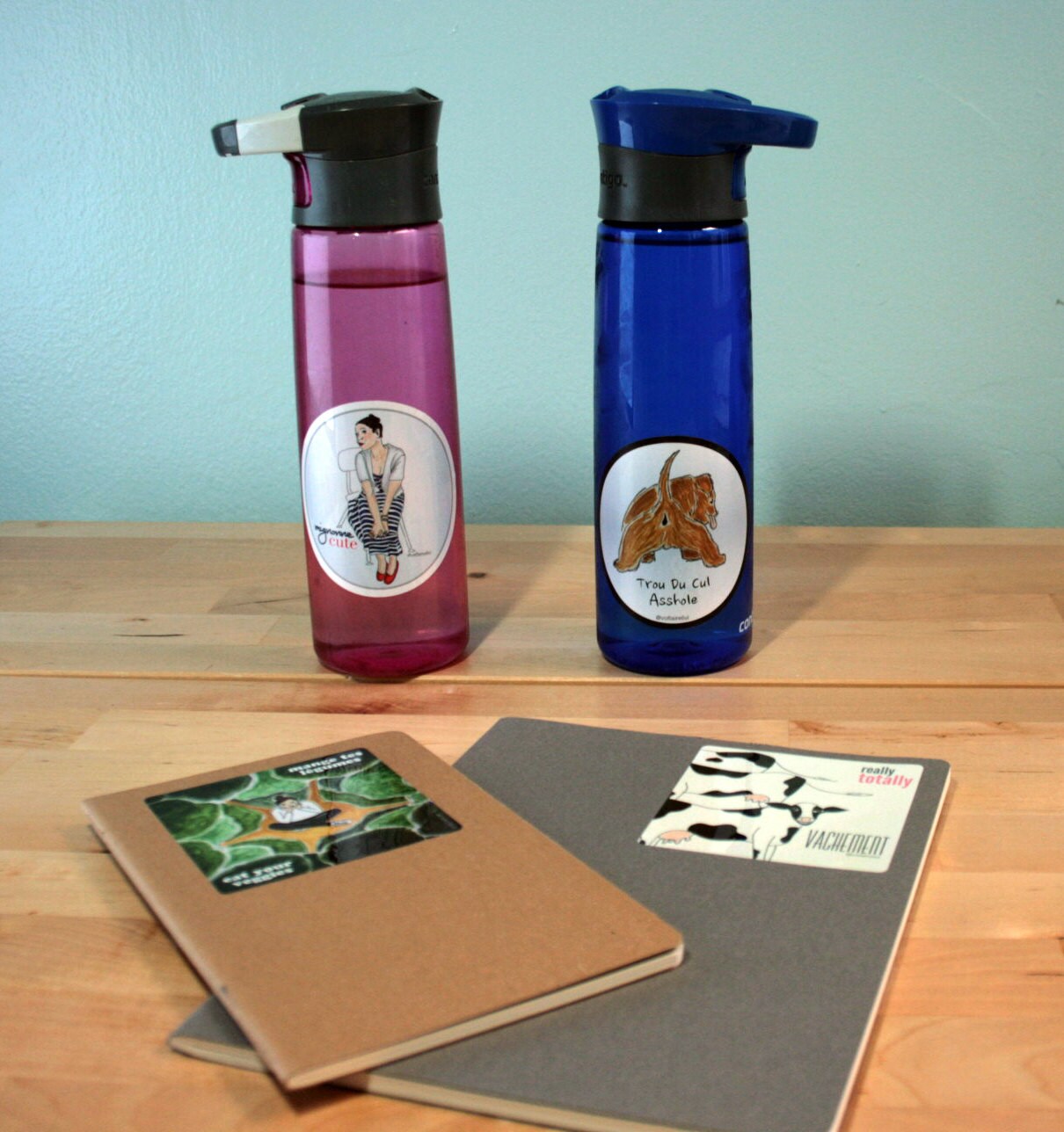 French Bilingual Sticker Set 1 - Etsy