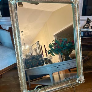 Vintage Gold Framed Mirror - Etsy
