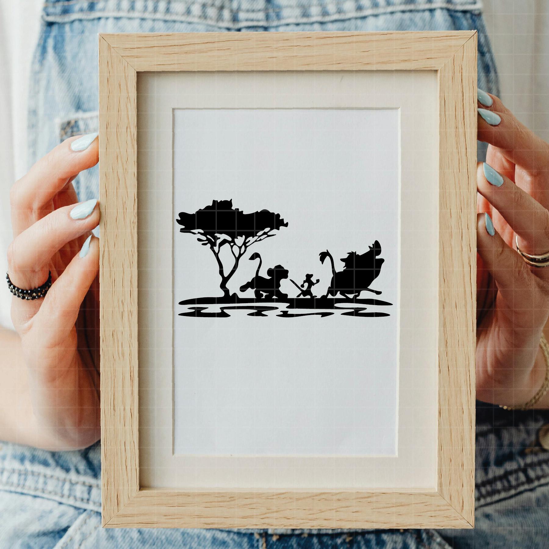 2929 - Timon, Pumba & Baby Simba SVG, EPS, PNG - Disney the Lion King ...