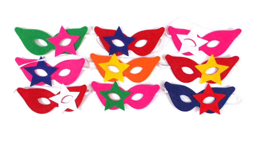 Choose Color - Kid's Mask - Superhero Mask - Etsy
